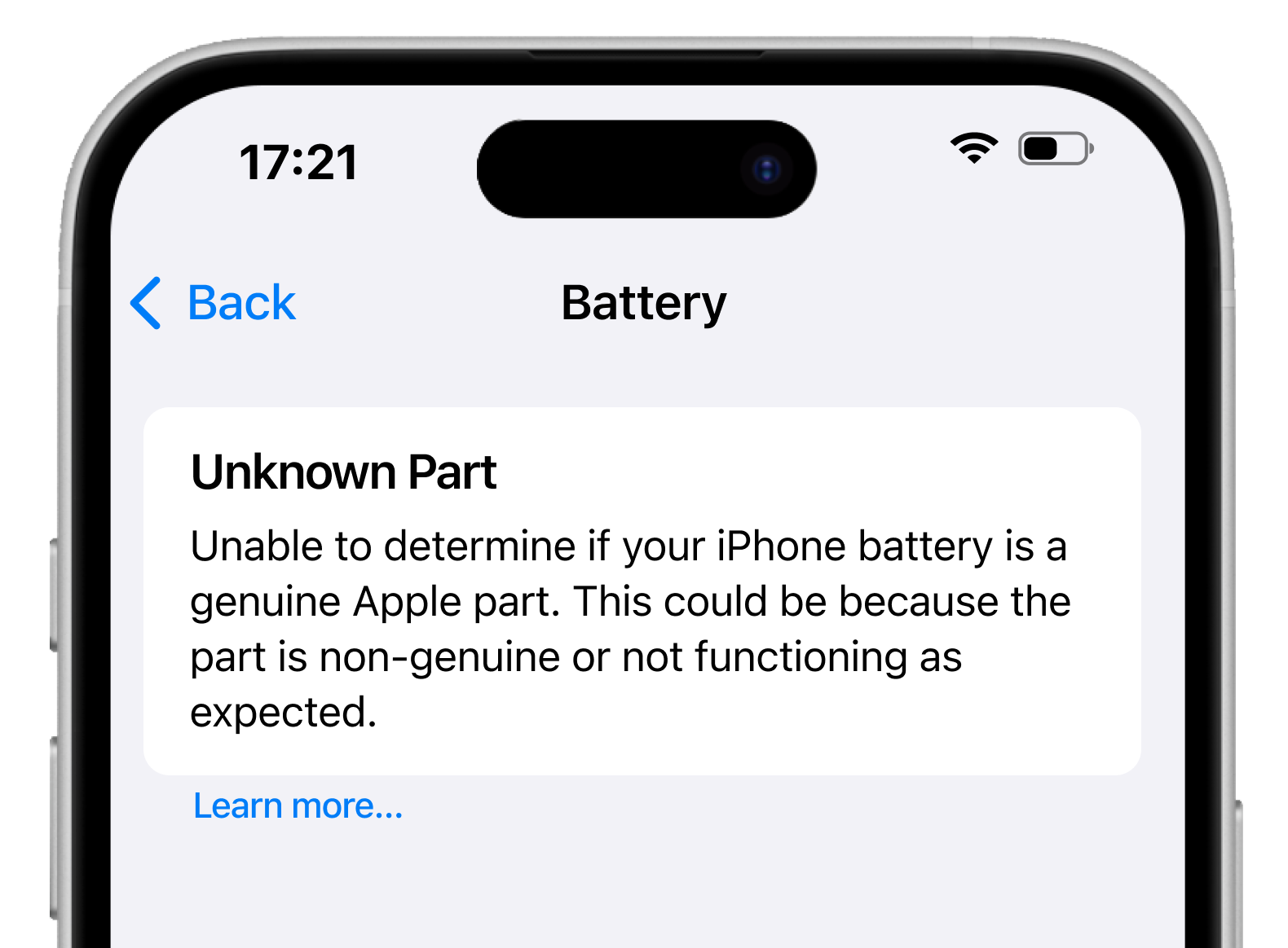 Why is my iPhone showing a “Part Not Recognized” or “Unknown Part ...